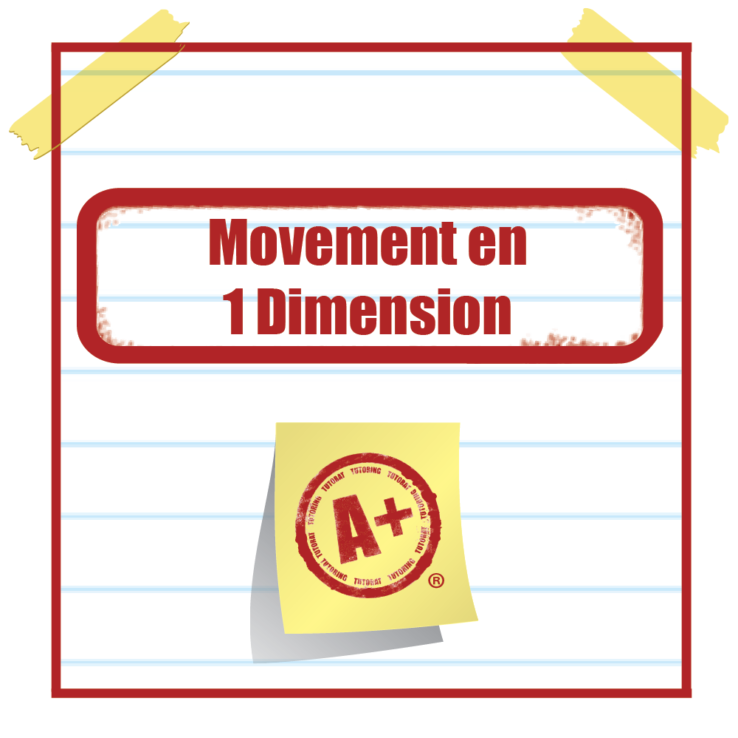 Tutorat A+ Tutoring - Notes de cours Mouvement en 1 dimension ...